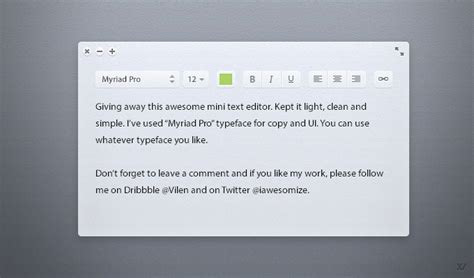 dribbble light text editor by vilen 1 preview by vilen
