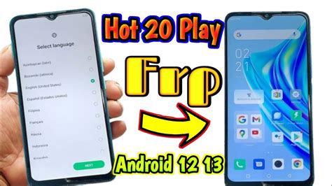 Infinix Hot Play S Frp Bypass Android Work Without Computer Youtube