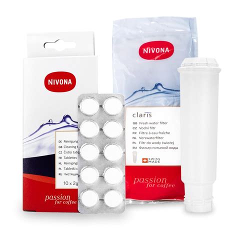 Zestaw NIVONA Filtr NIRF700 NIRF701, NIRT701 Tabletki Czyszczące 10szt ...