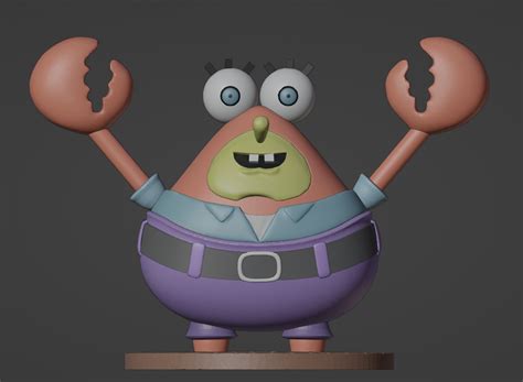 Файл Stl Spongebob Shell Of A Man・Дизайн для загрузки и 3d печати・cults