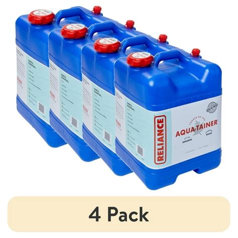 4 Pack Reliance Aqua Tainer Water Container 7 Gallon