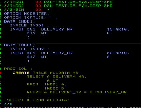 How To Use Proc Sql In Sas On A Mainframe Z Os Dbztech Technology Dossier
