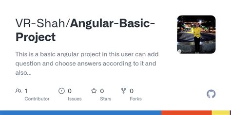 GitHub VR Shah Angular Basic Project This Is A Basic Angular Project