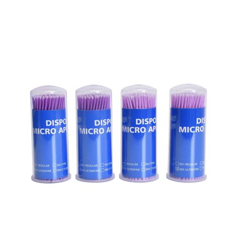 Micro Brushes Disposable Dental Microbrush Applicators 400 Pcs Microswabs Latisse Application