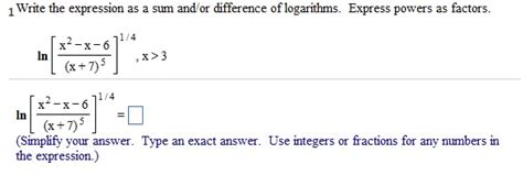 solved write the expression as a sum and or difference of
