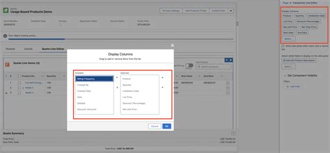 Customizing The Transaction Line Editor In Salesforce Revenue Lifecycle