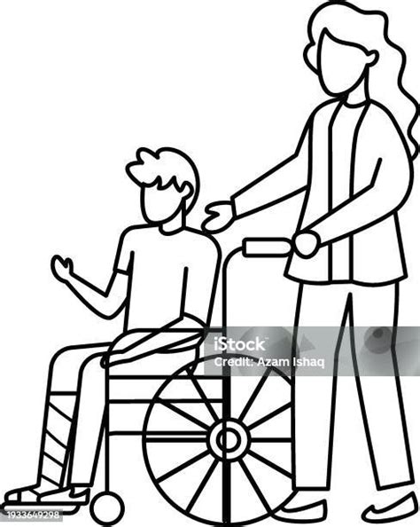 의학 과학 기술자 개념 실험실 과학자 벡터 개략 디자인 의학 와 건강 관리 장면 상징 질병 진단 표시 의사 와 참을성 있는 특성 스톡 일러스트 간호사에 대한 스톡 벡터 아트