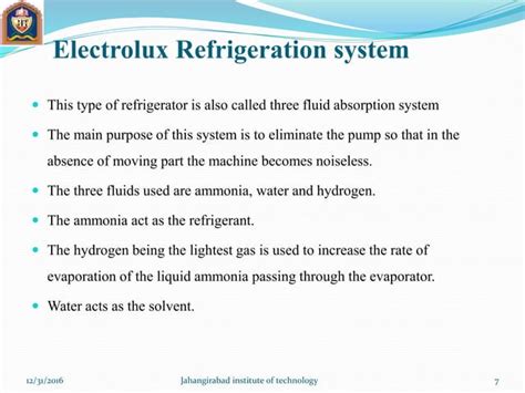 Vapour Absorption System Pptx Chemistry Science
