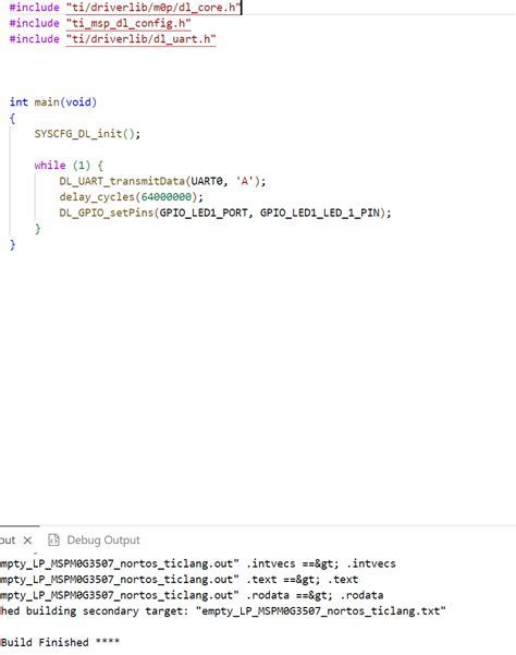 Ccs编译报错error Unknown Type Name Dluartclockconfig，mspm0g3507串口通信 White 07 博客园