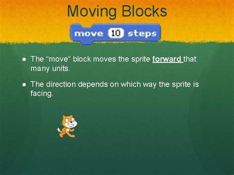 moving sprites in scratch exploring computer science lesson