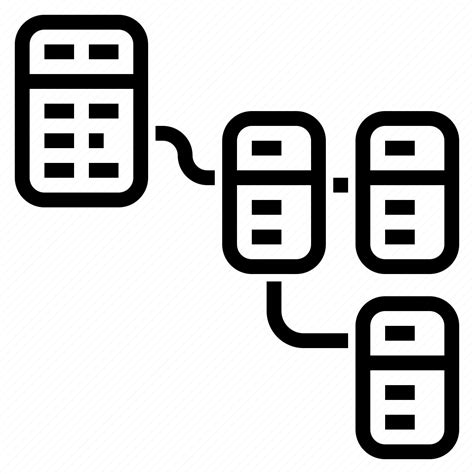Data Database Hierarchy Relational Server Storage Transfer Icon Download On Iconfinder