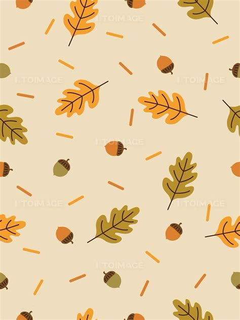 가을시즌 참나무잎과 도토리열매 패턴배경 일러스트 가을배경 가을패턴 배경 벽지 디자인소스 시즌 계절 10월 11월 벡터디자인 백그라운드 섬유 원단