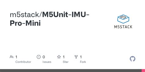GitHub M5stack M5Unit IMU Pro Mini