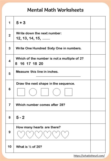 Solve Using Mental Math