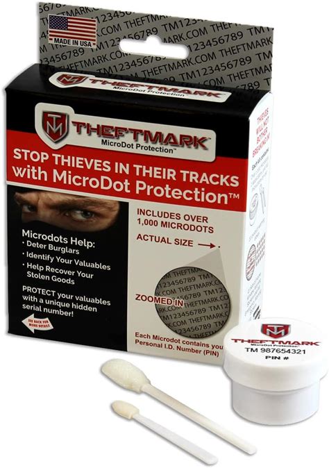 Buy Theftmark Microdots Anti Theft System Small Business And Home
