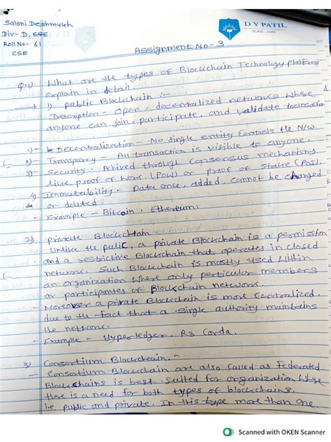 Blockchain Assignment No 3 Pdf