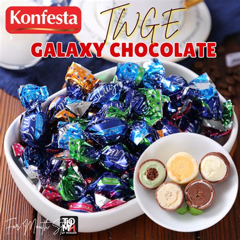 Konfesta Twge Coklat Bola 3 Lapis Chocolate Ball 3 Layer Coklat Viral