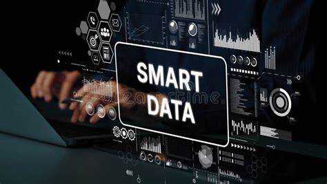 Modern Digital Interface Focused On Smart Data Analytics With Charts