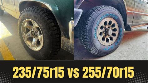 Tire Size 23575r15 Vs 25570r15 Youtube