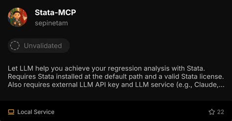 Stata Mcp Mcp Servers · Lobehub