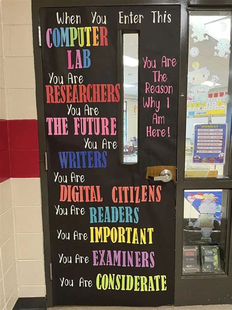 Bulletin Board Ideas For The Computer Lab Computer Lab Computer Lab