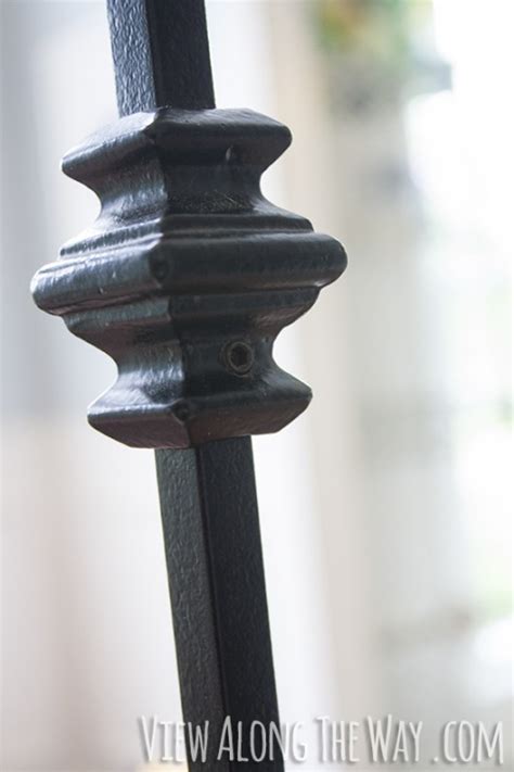 How To Install Iron Balusters View Along The Way
