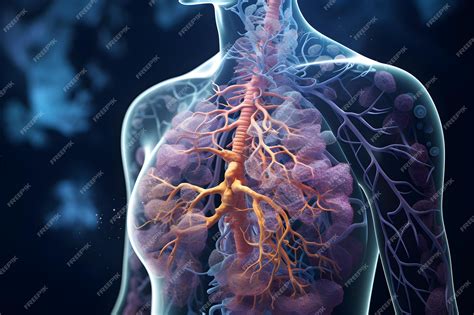 D Ilustración De Enfermedades Respiratorias Incluida La Epoc Y Otras