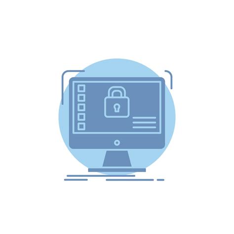 Secure Protection Safe System Data Glyph Icon 12964167 Vector Art At Vecteezy