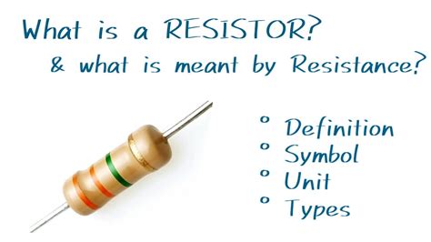 Resistor Definition In English At Jessica Sanchez Blog