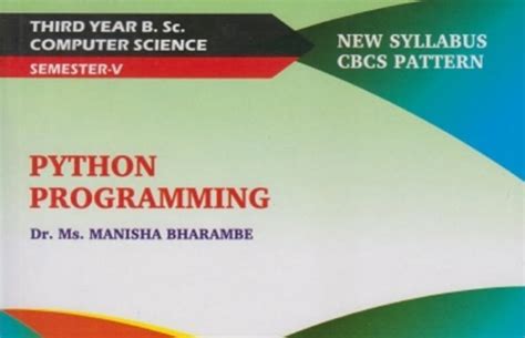 Third Year Semester 5 Python Programming
