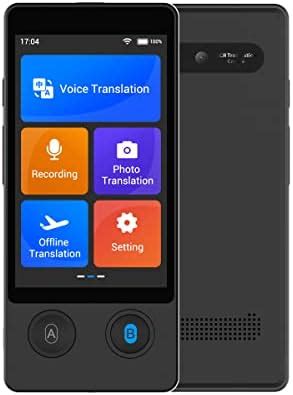 Amazon.com : Language Translator Device, Two Way Real-Time Voice Translation, Support 137 ...
