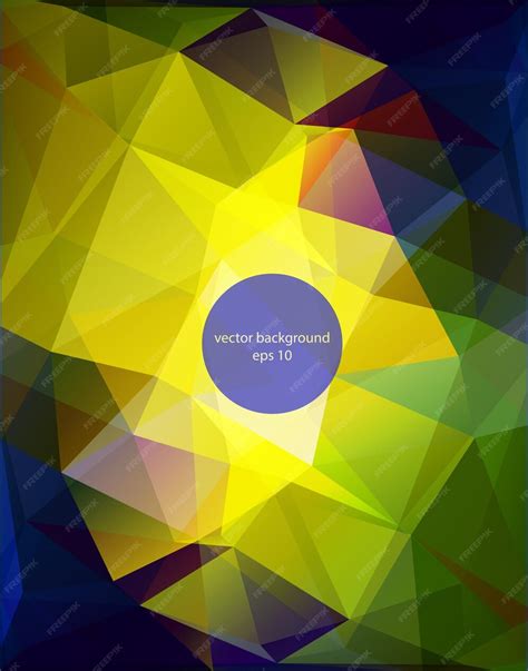 Premium Vector Abstract Polygonal Background