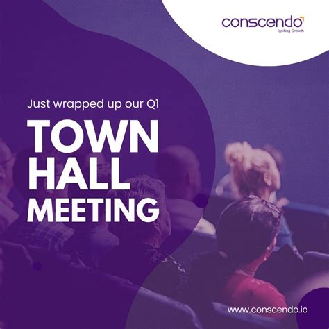 Conscendo Technologies On Linkedin Townhallmeeting