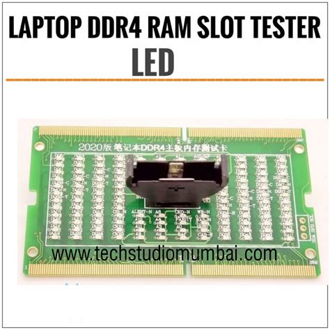 Laptop Ddr4 Ram Memorry Slot Tester Analyzer Test Card With Led Light
