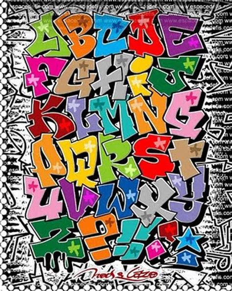 Graffiti Letters Colour