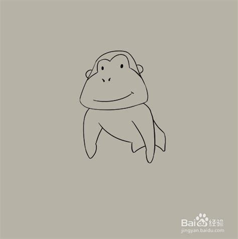 猩猩图片简笔画 猩猩简笔画 大猩猩简笔画 大山谷图库