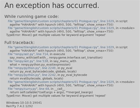 Error When Generating Translation Files · Issue 2874 · Renpyrenpy · Github
