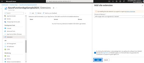 Configure The Apm Agent In Azure Functions Online Help Site24x7