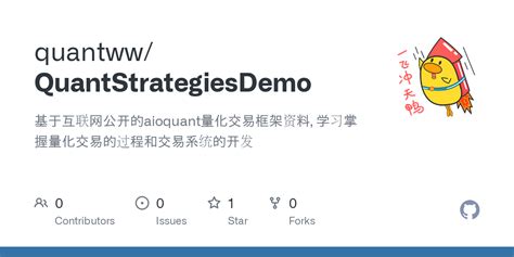 Github Quantww Quantstrategiesdemo Aioquant