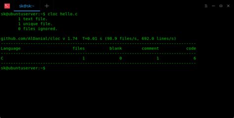 How To Count The Lines Of Source Code Using Cloc Ostechnix