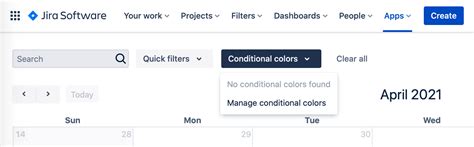 user conditional colors