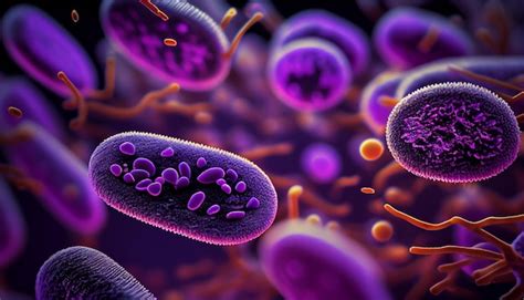 Premium Ai Image A Purple And Purple Image Of A Cell With The Number