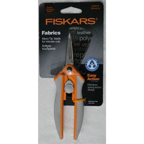 Fiskars 190500 Micro Tip Easy Spring Action Scissors