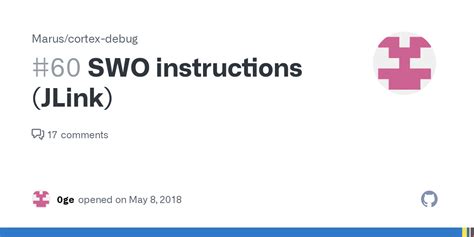 swo instructions jlink · issue 60 · marus cortex debug · github