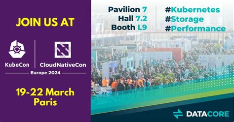 Datacore Software On Linkedin Kubecon Cloudnativecon Datacore