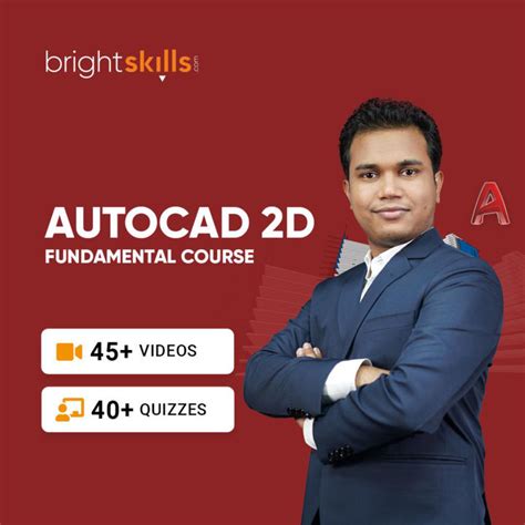 autocad 2d fundamental course bright skills bd
