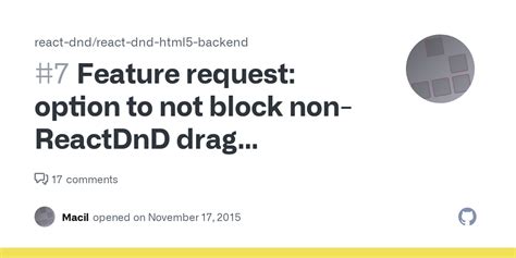 feature request option to not block non reactdnd drag operations