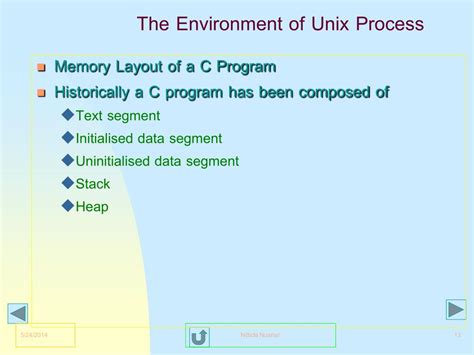 PPT The Environment Of Unix Process PowerPoint Presentation Free Download ID
