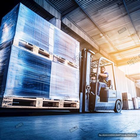 Ai创作图货柜叉车 自动化货柜车间 运输仓库物流 保税物流 货物装卸车 装卸叉车 智能叉车 制造业物流 托盘货物装卸 冷链物流 无人叉车 物流运输业 物流运输业务 物流包装运输 大件物流