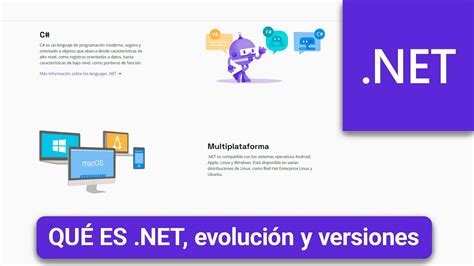 Qué Es Net Evolución Y Versiones Youtube